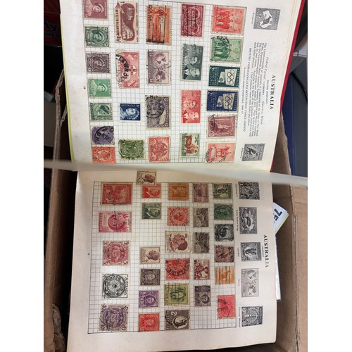 THE STRAND WORLD STAMP ALBUM VICTORIA THROUGH TO QUEEN ELIZABETH II