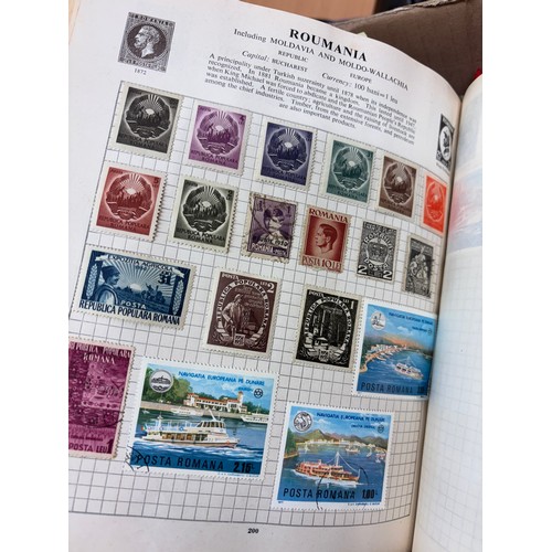 THE STRAND WORLD STAMP ALBUM VICTORIA THROUGH TO QUEEN ELIZABETH II