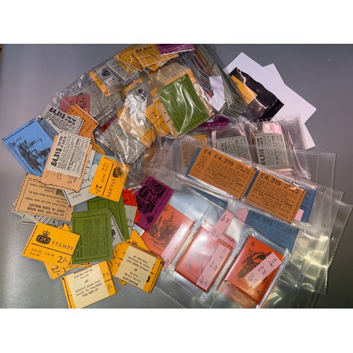 LARGE BAG OF PRE DECIMAL GPO STAMP BOOKLETS QUEEN ELIZABETH II