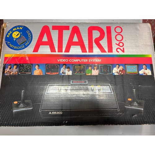 BOXED ATARI 2600 VIDEO COMPUTER SYSTEM