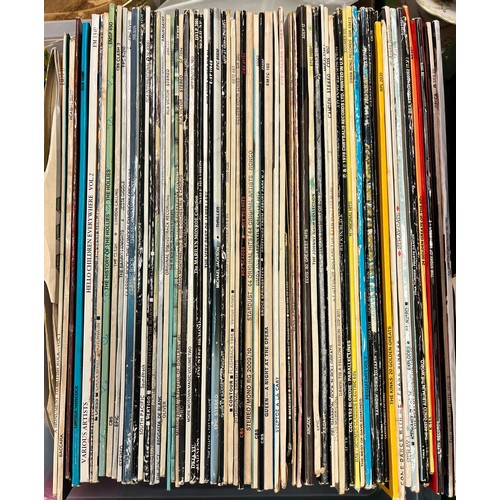 CRATE OF VINYL LP RECORDS 1960'S - 1980'S