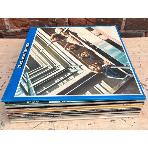 SELECTION OF VINYL LP'S INCLUDING THE ROLLING STONES, THE BEATLES ...