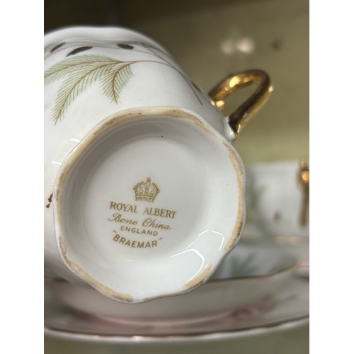 ROYAL ALBERT BRAEMAR BONE CHINA TEA SET