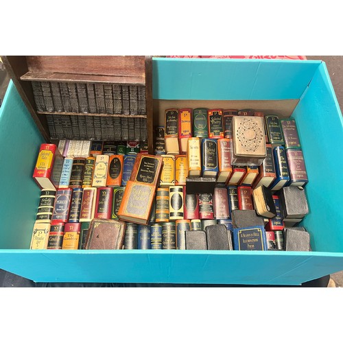 SUBSTANTIAL COLLECTION OF MINIATURE CLASSIC NOVELS BY FAMOUS AUTHORS