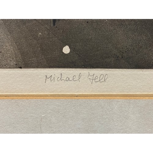 MICHAEL FELL (1939-2023) ARTIST PROOF ETCHING ‘THE RIVERSCAPE’ (LONDON)