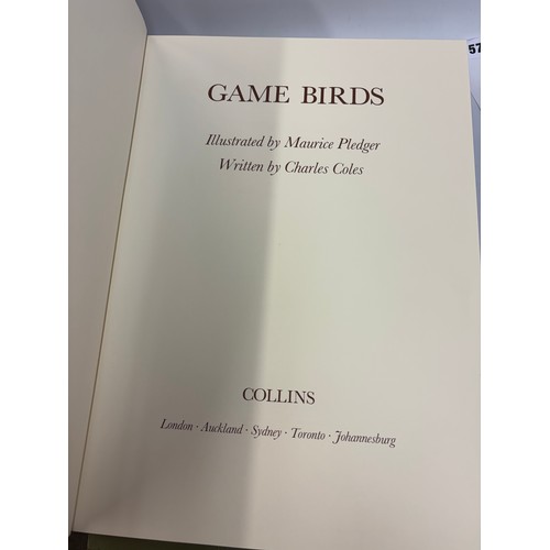 GAME BIRDS BY CHARLES COLES AND ILLUSTRATED BY PLEDGER, LIMITED EDITION ...