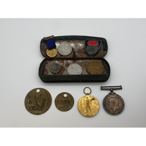 204398 PTE J.R. TURNER R.W. KENT. R WWI MEDAL DUO, ARMSTRONG SIDDLEY ...