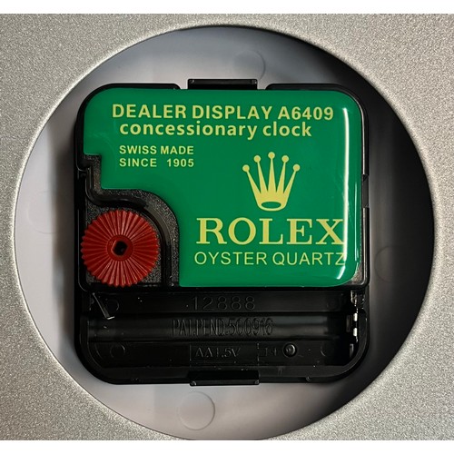 ROLEX DEALER DISPLAY CONCESSIONARY WALL CLOCK