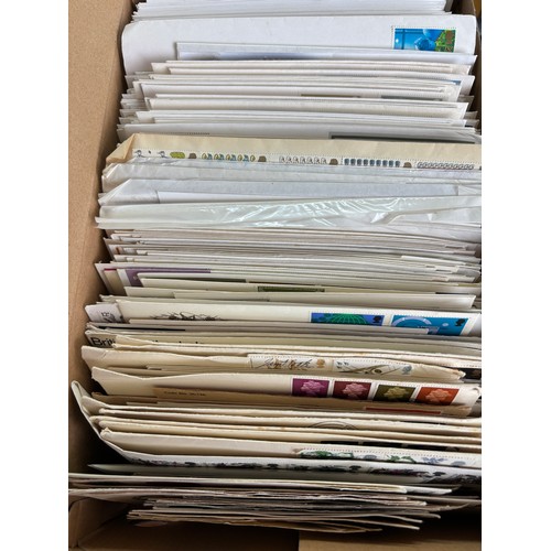 SHOE BOX OF GB STAMP FIRST DAY COVERS 1960'S/ONWARDS INC. CHURCHILL ...