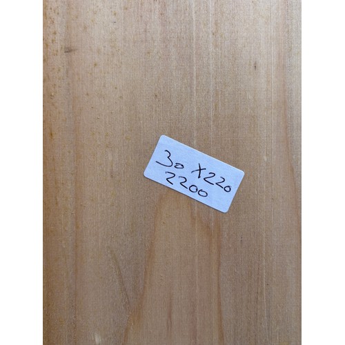 FIVE PLANKS OF TIMBER 30CM X 225CM