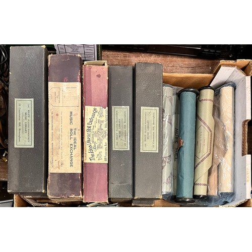 QUANTITY OF VINTAGE PIANOLA MUSIC ROLLS