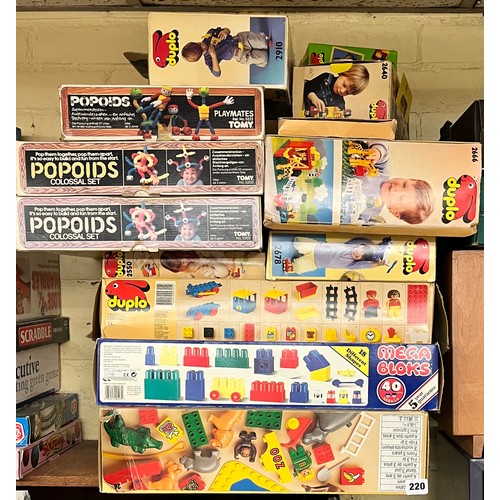 LEGO DUPLO AND TOMY POPOID PLAY SETS