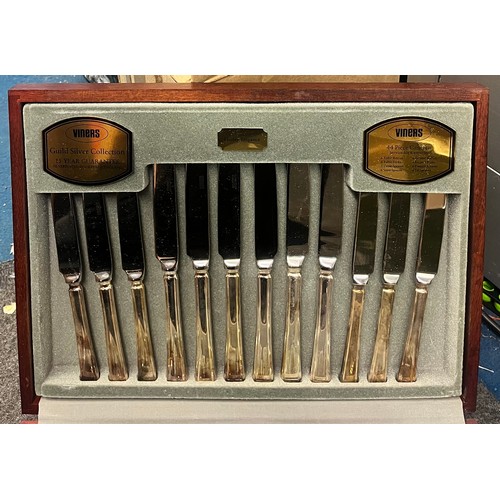 VINERS GUILD SILVER PLATED ELEGANCE CANTEEN OF CUTLERY