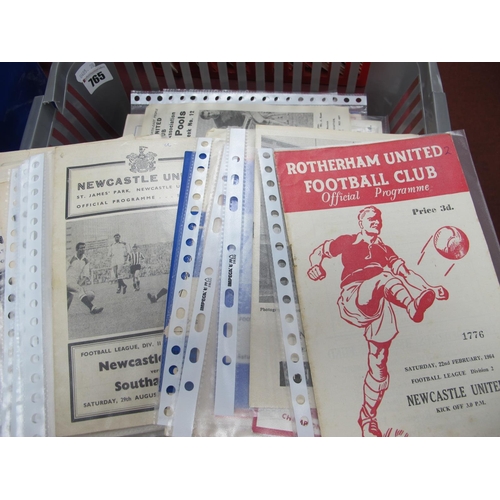 Newcastle United Programmes, 1960-65 away's noted, approximately 135.