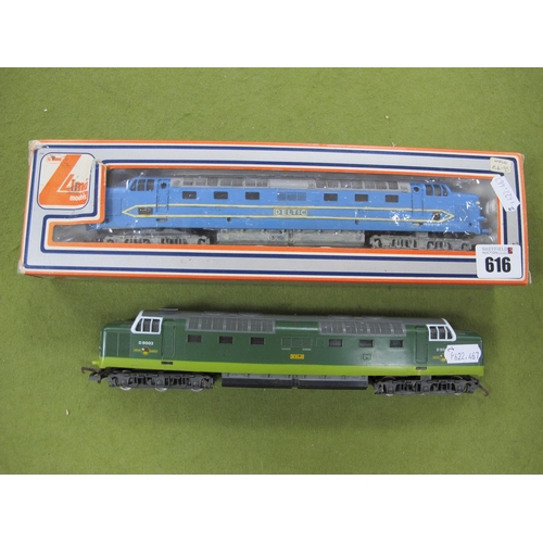 Two LIMA 'OO' Gauge/4mm Class 55 'Deltic' Diesel Locomotives, unboxed ...