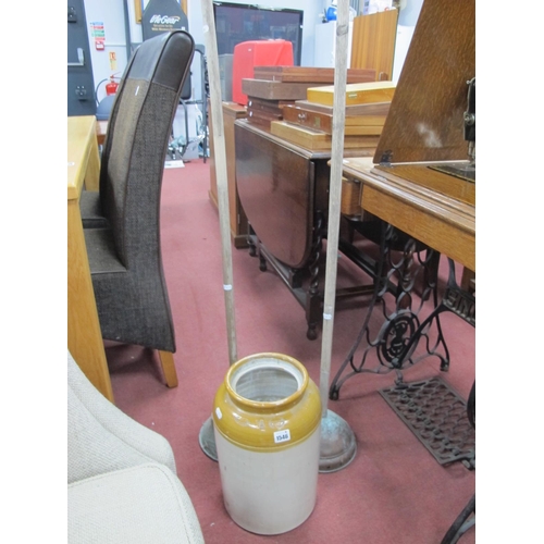 Simplex & Wafax Possers, Pearson's stoneware jar, 37cm high.