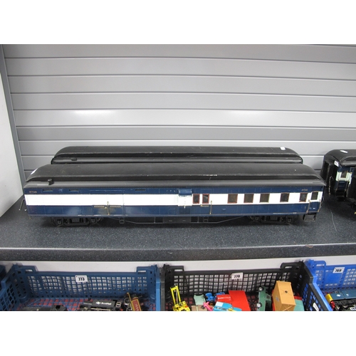 Four Gauge One Unboxed Double Bogie Passenger Coaches, "C.F.L" Rail ...