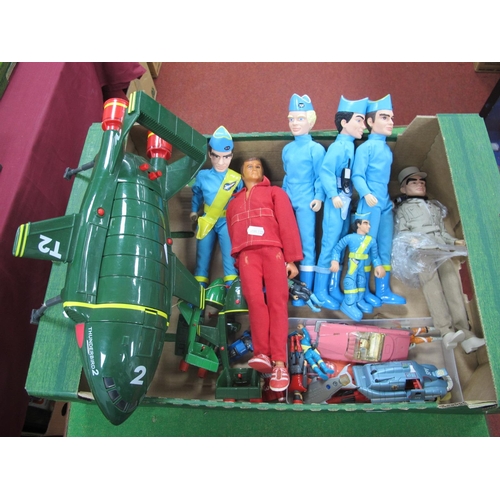 A Collection of Gerry Anderson Themed Plastic Action Figures, diecast ...