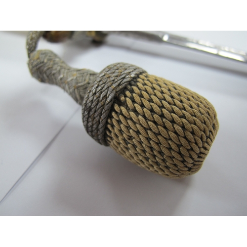 WWII German Kriegsmarine Ceremonial Dagger, with knot gilt metal eagle ...