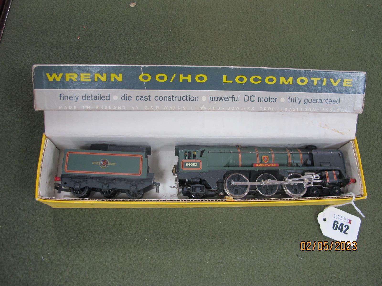 A Boxed Wrenn "OO" Gauge/4mm 4-6-2 Locomotive, 'Barnstaple' , appears ...