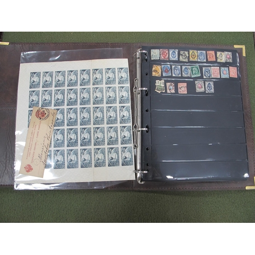 Russia Stamp Collection, mainly early, housed in a deluxe album on ...