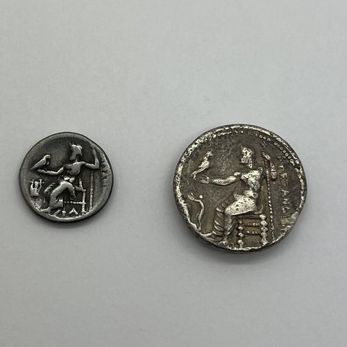 IV Century BC Silver Heracles/Zeus Drachma, together with a ...