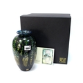A Timothy Harris Isle of Wight 'Undercliffe' Glass Vase, of ovoid form ...