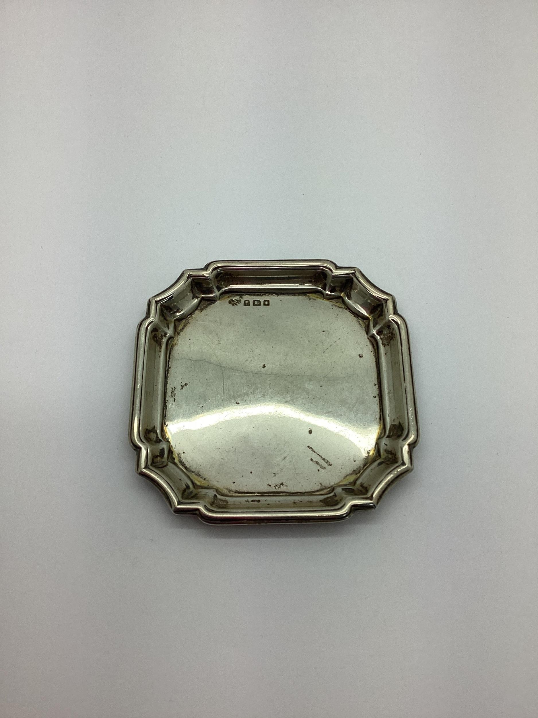 A Hallmarked Silver Pin Dish, Goldsmiths & Silversmiths Co, London 1920 ...