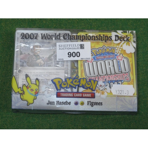 A Pokemon 2007 World Championships Deck Trading Card Game, Hawaii "The ...