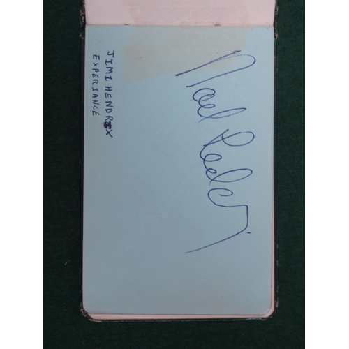 Autograph Book with Signatures, from Bee Gees, Noel Redding and Mitch ...