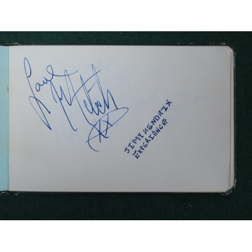 Autograph Book with Signatures, from Bee Gees, Noel Redding and Mitch ...