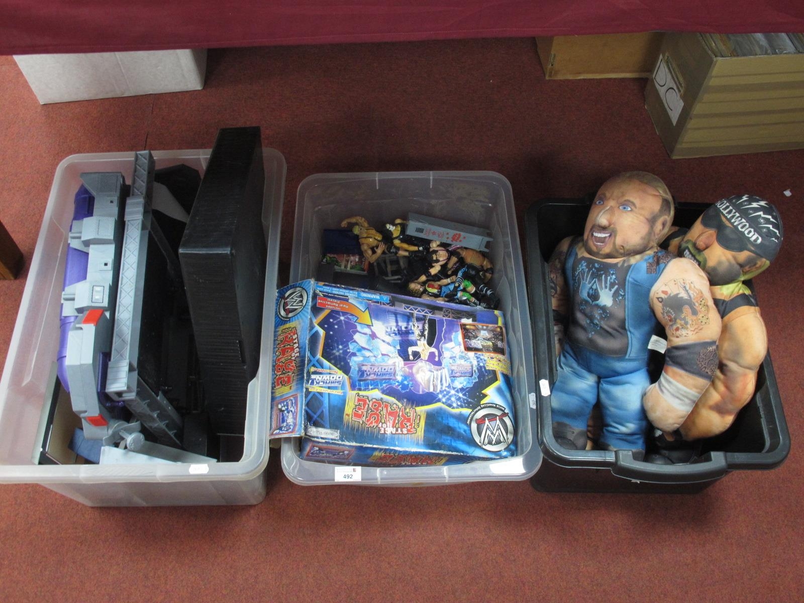 A Collection of WWE, WCW and similar plastic Wrestling Action Figures ...