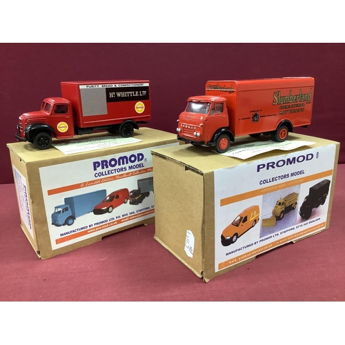 Two PROMOD Collectors White Metal Models. #391 Commer Maxi Load 'Slumberland', No. 28 of 50, #363 Th