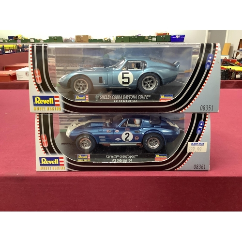 Two Revell 1:32 Slot Cars. #08351 Shelby Cobra Daytona Coupe #5 Le Mans ...