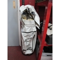 A Ping Mark Roe golf bag signed by Mark Roe (unverified) containing ...