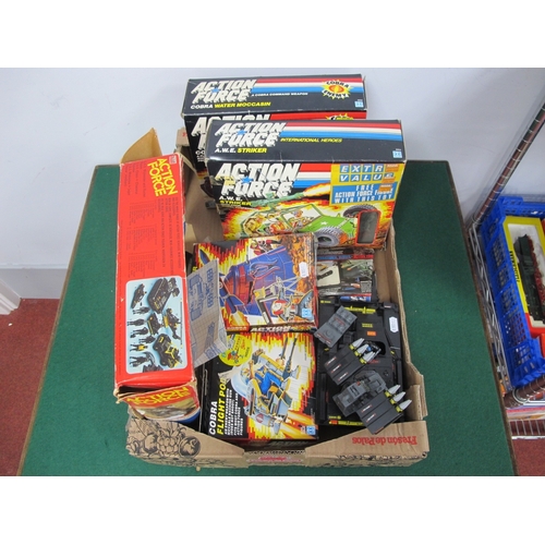 Five Circa 1980's Hasbro Action Force Plastic Model Vehicles including ...