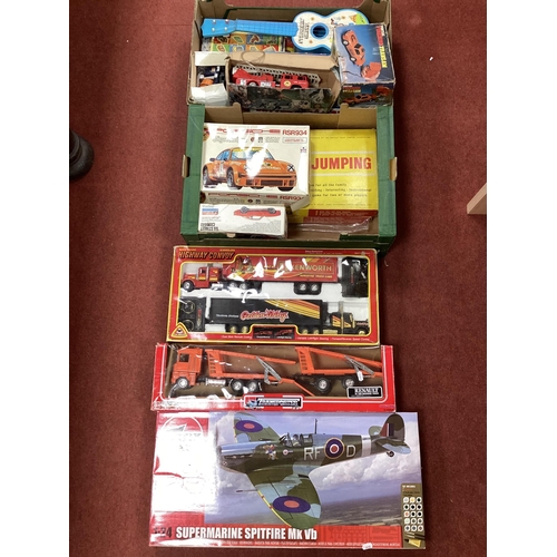 A Collection of Toys, Plastic Model Kits, Games, Remote Control ...