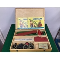 Components of a Post War Red/Green Meccano Set No 8, with instructions ...