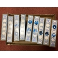 Nine Doctor Who Limited Edition Collector Plates by Cards Inc., boxed.
