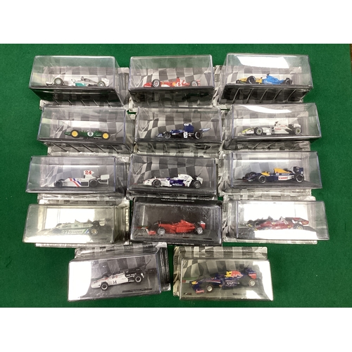 Fourteen 1:43rd Scale 'Panini F1 Collection' Diecast Model Formula One ...