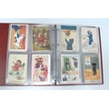 An Album of Over One Hundred and Fifty Comic Postcards, to include ...