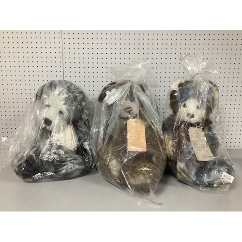Three Charlie Bears. Comprising of "Nick" CB202013A, "Dilbert ...