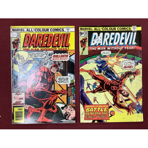 Two Marvel Daredevil Comics. Comprising of #131 Key Issue First ...