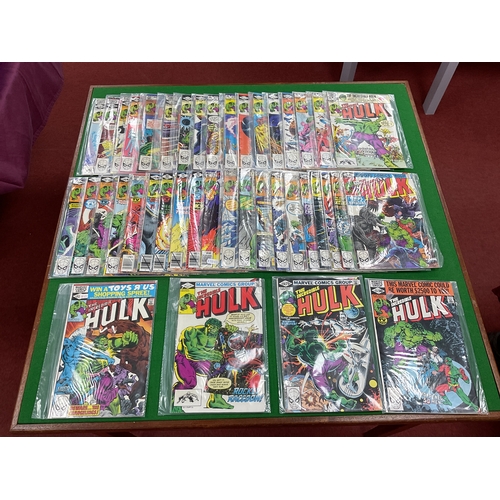 A Run Of Forty One The Incredible Hulk Comics by Marvel. Comprising of ...