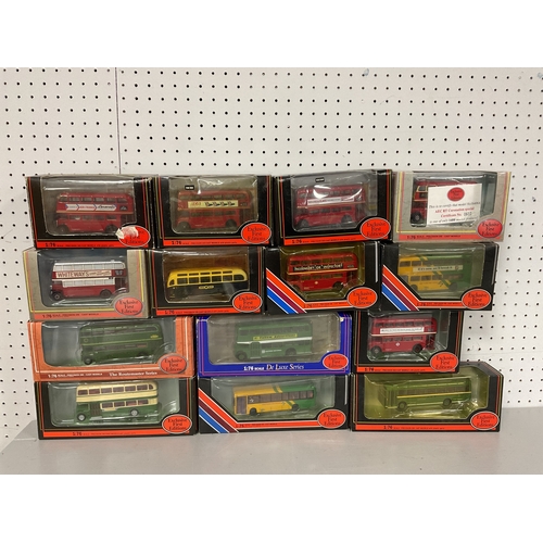 Fourteen 1:76th Scale Diecast Model Buses by EFE to include #25003 ...
