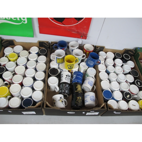 Pottery Football Mugs, alphabetically sorted Notts County to Sheffield ...