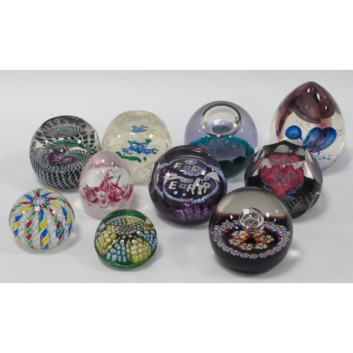 Glass Paperweights - Crieff, John Deacons, Caithness, limited edition ...
