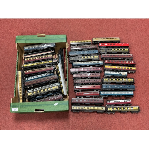 Approximately Forty OO gauge coaches and parcel vans by Triang, Lima ...