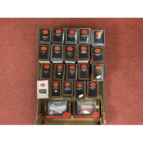 Twenty Two 1:76 Scale Diecast Model Buses by EFE. All with a London ...