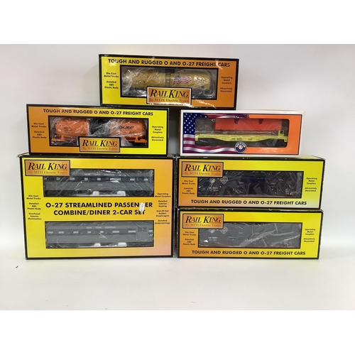 Five Boxed U.S.A Outline "Rail King" (M.T. H Electric Trains) 'O' Gauge ...